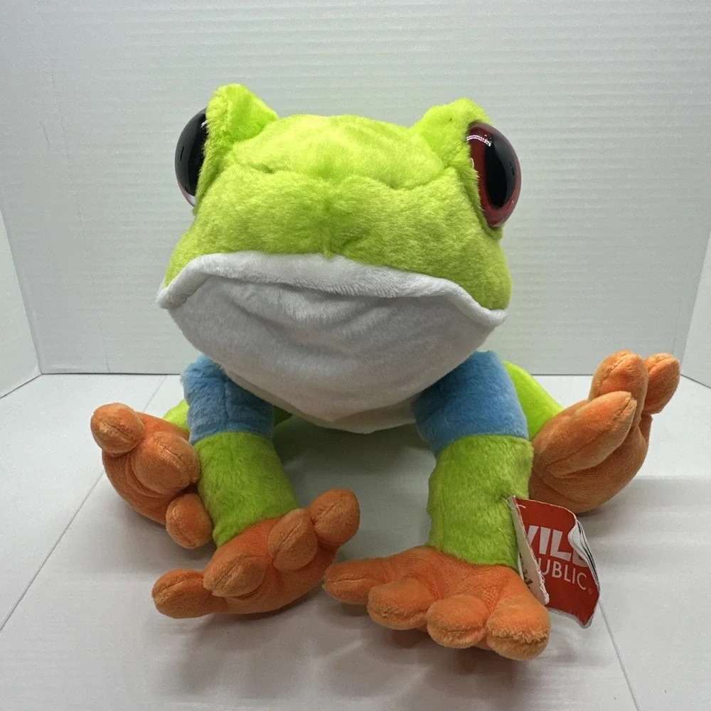 Wild Republic | Toys | Wild Republic Red Eye Tree Frog Plush Green 2 ...